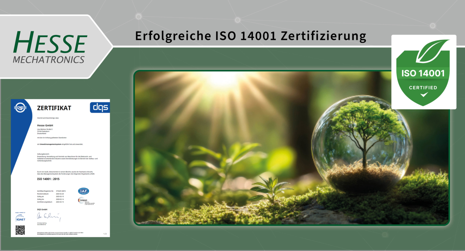ISO 14001 certification of Hesse GmbH - Hesse GmbH